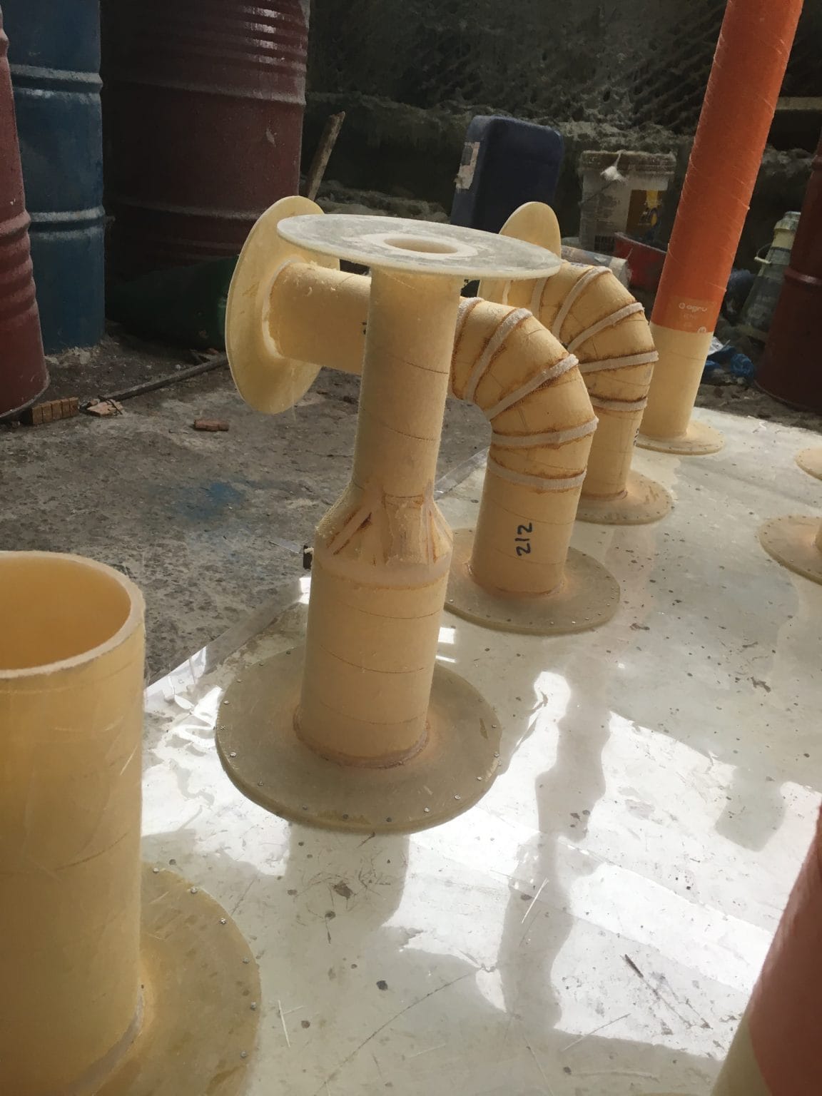 ECTFE Lined FRP Pipe Spool | Heng Lee Composite Engineering